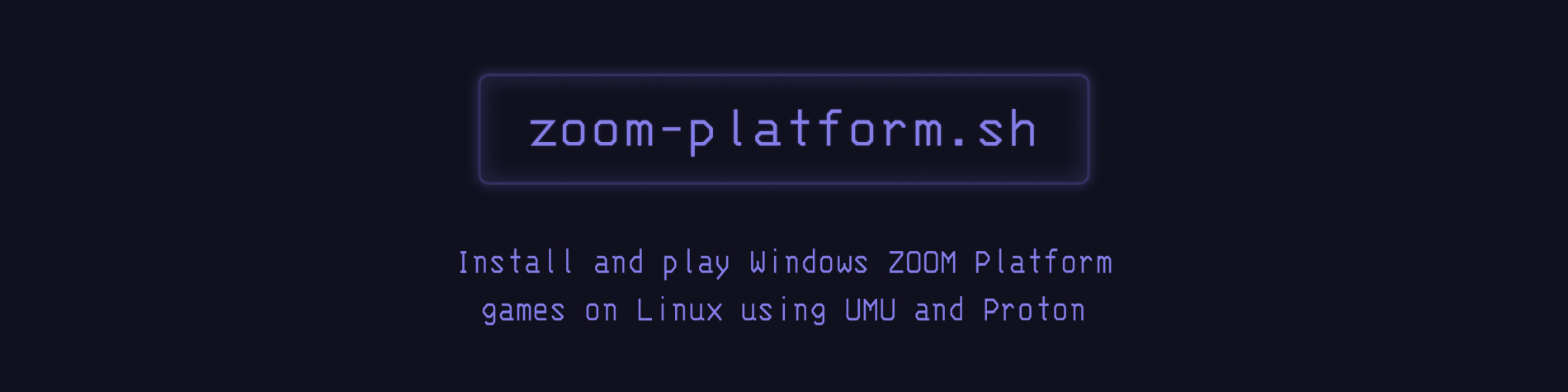 ZOOM Platform - Playing your ZOOM Platform Windows games on Linux is ...